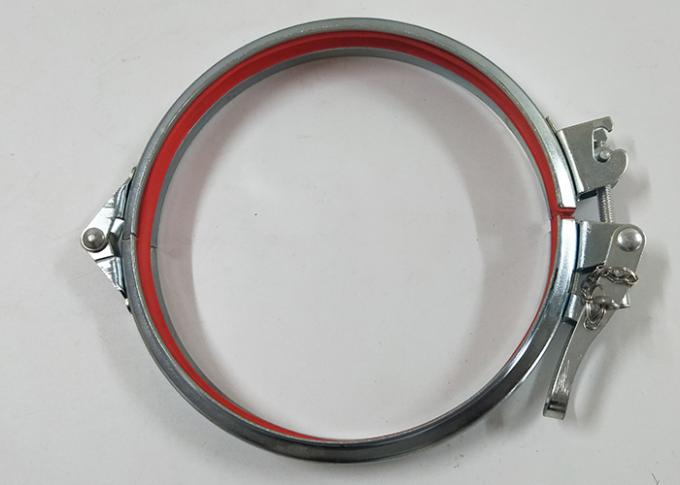 Duct System SS304 Quick Release Pipe Clamp Rapid Lock 1mm Thickness