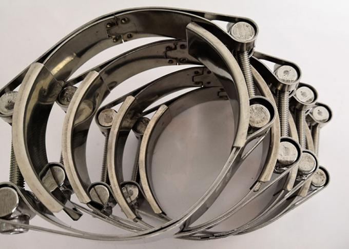 55-65MM Heavy Duty Pipe Clamps Adjustable Double Band Bolt Hose Clamp