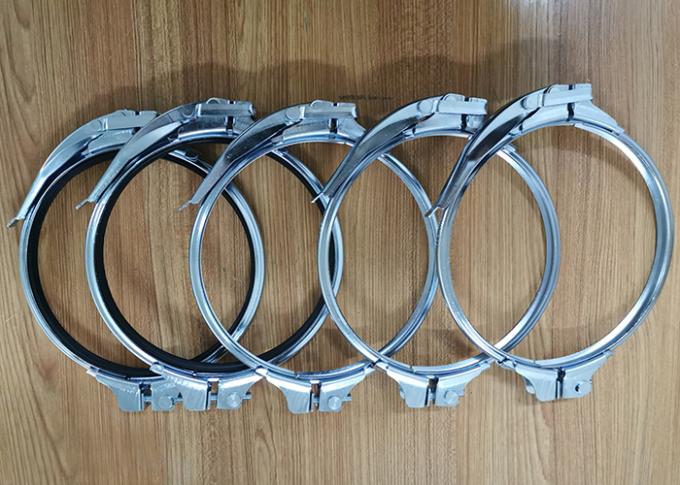 DN80 Quick Release Pipe Clamps / Heavy Pipe Clamp For Ductwork System