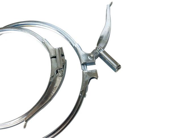 Fastened Flanged 150mm Quick Release Pipe Clamp