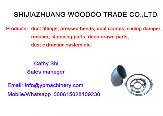 150mm Pneumatic Dust Collection Blast Gate With Pneumatic Valve