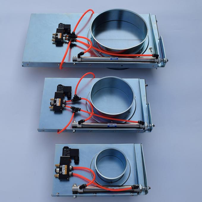 350mm Dust Extraction Pneumatic Slide Damper With Flange