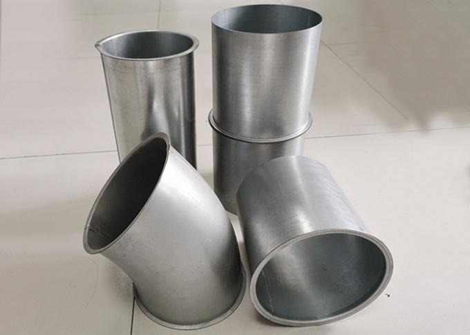 Galvanized Straight 200mm Metal Dust Extraction Pipe