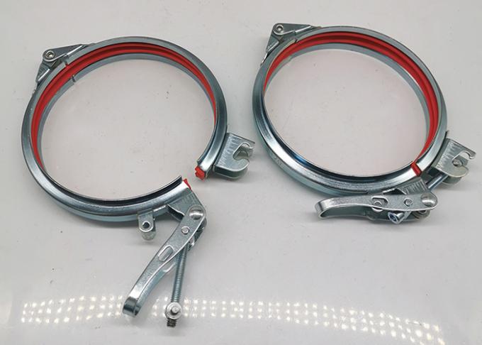 Dust Extraction System 120mm HVAC Galvanized Pipe Clamp