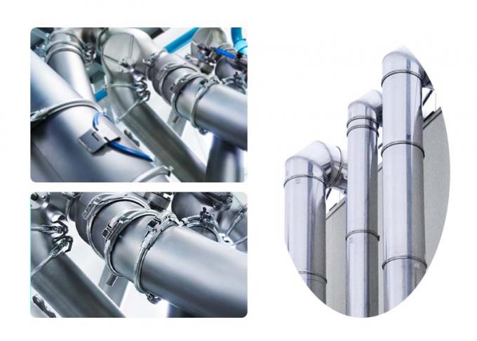 O Type Ring Round Duct 150mm Galvanized Steel Pipe Clamp