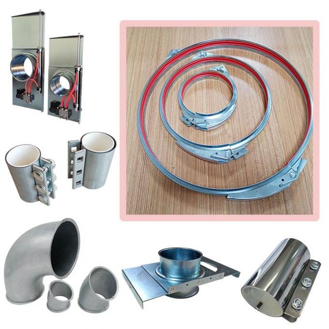 Connect Roll Round End Dust Collection Blast Gate 4 inch , sliding damper