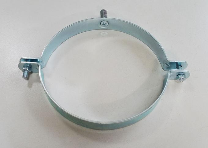 200mm Electro Galvanized Pipe Clamp OEM / ODM