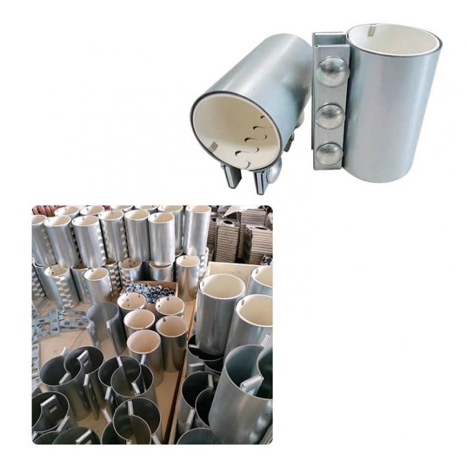 3.0 Inch Galvanized Plate Metal Pipe Couplings 3 Bolt Compression