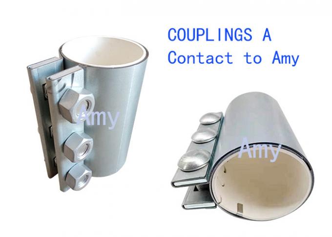 3 Inch Negative Pressure Air Metal Pipe Couplings For Chillers Pipes ...