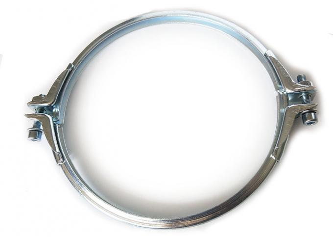 Modular Flanging System Heavy Duty Pipe Clamps And White Silicone Gasket