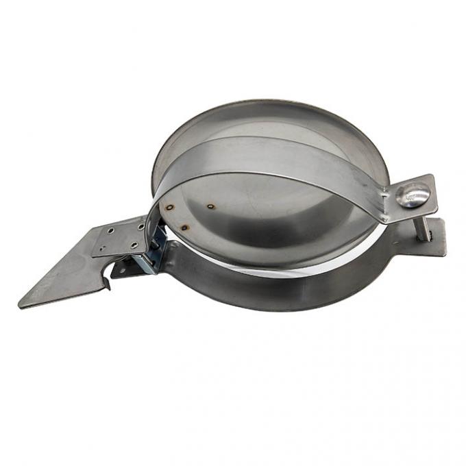 Galvanized Plate Lawn Mower Exhaust Rain Flap 1.0INCH - 8.0INCH