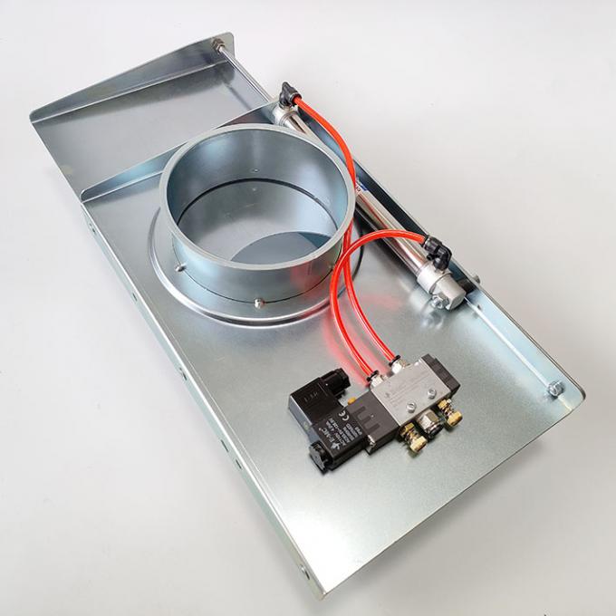 Customization Zinc Electroplated 4 Inch Metal Blast Gate 150mm Blast Gate