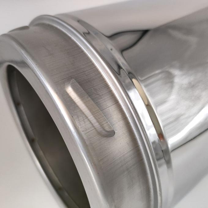 OEM Single Double Layer Metal Dust Extraction Pipe Chimney Pipe Accessories