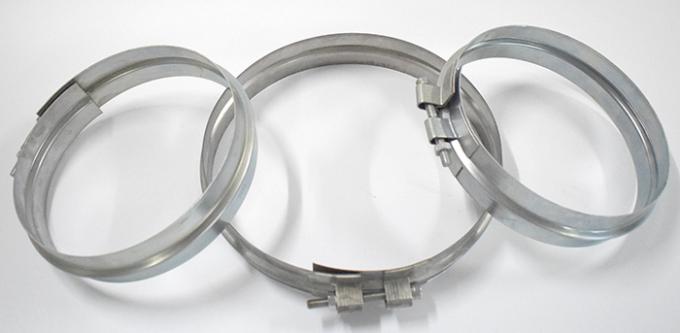 Zinc Plated Wide Pipe Clamp / Quick Release Hose Clip For Industrial Use