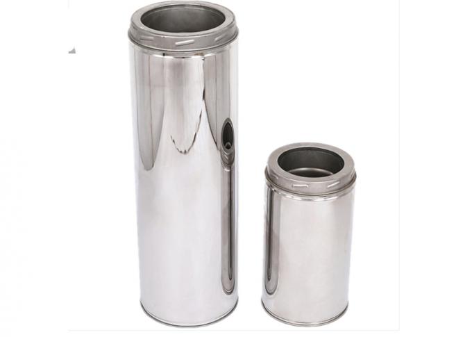 5 Inch Double Wall Stainless Steel Chimney Flue Pipe for Wood Burning Stove