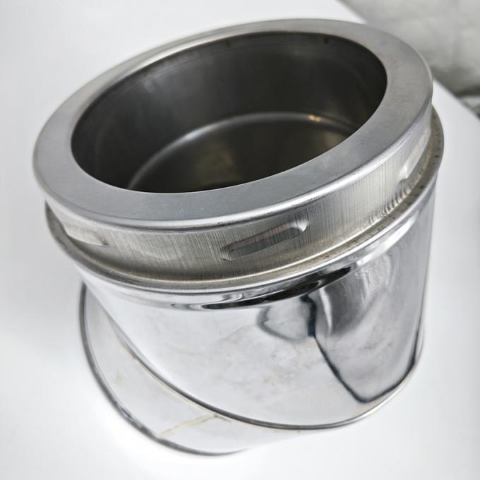 5 Inch Double Wall Stainless Steel Chimney Flue Pipe for Wood Burning Stove