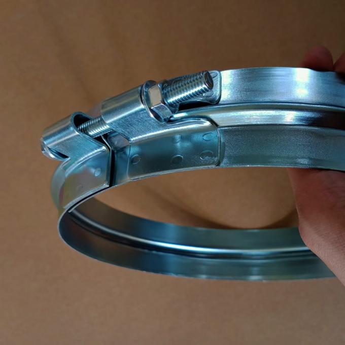 Screw Mount Clamps With Zinc Plated Finish For Wide Pipe