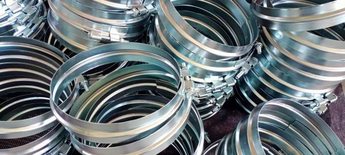 WDs Wide Pipe Clamps / Wide Ring Clamps Carbon Steel Zinc Plated