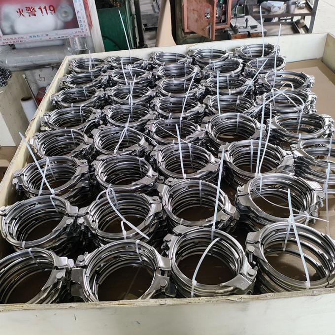 Heavy Duty 2.0mm Galvanized Pipe Clamps Ventilation Release Quick ...