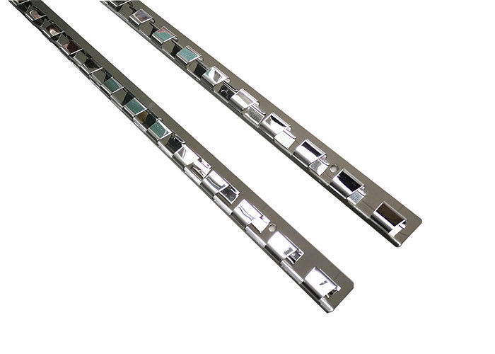984mm 1230mm 1968mm Stamping Steel Parts Pvc Strip Curtain Rail System ...