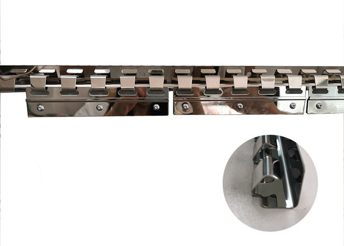 984mm 1230mm 1968mm PVC Strip Curtain Stainless Steel Heavy Duty For ...
