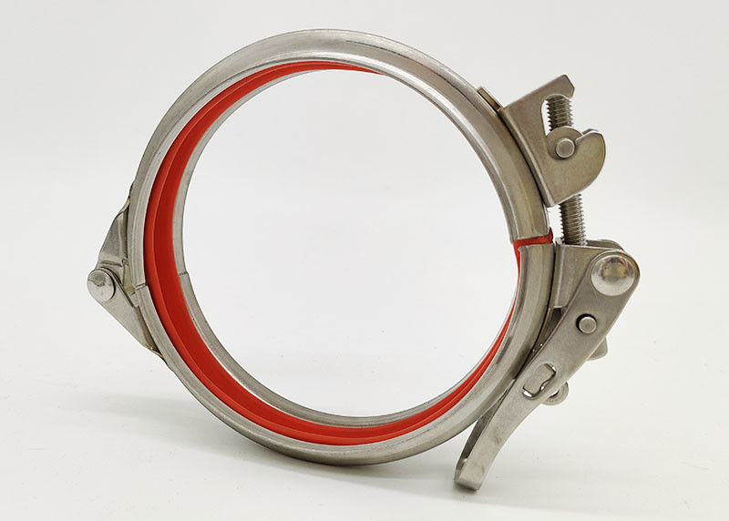 150mm Air duct Adjustable Clamp Quick Release Pipe Clamp Stainless ...