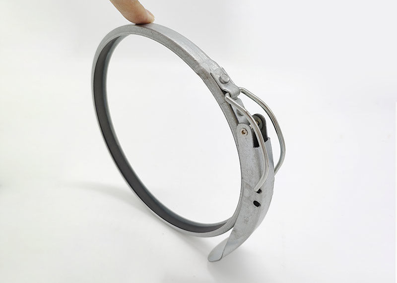 160mm Round Head Galvanized Steel Pipe Clamp For Pipe Installation Duct ...