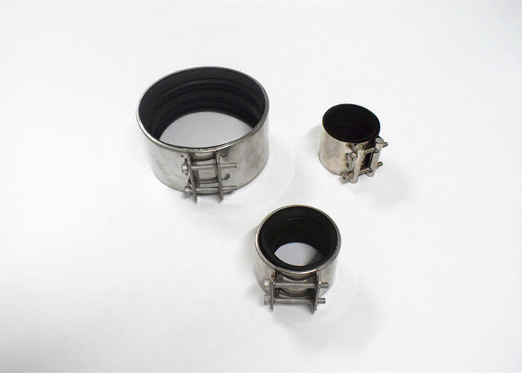 Heavy Steel Band 2 10 Inch Pipe Clamp , A-Type Pipe Couping Inner ...