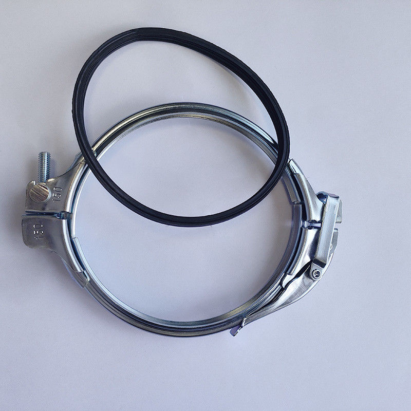 2.0mm Clamp Thickness Heavy Duty Pipe Clamps Durable Quick Release Duct ...