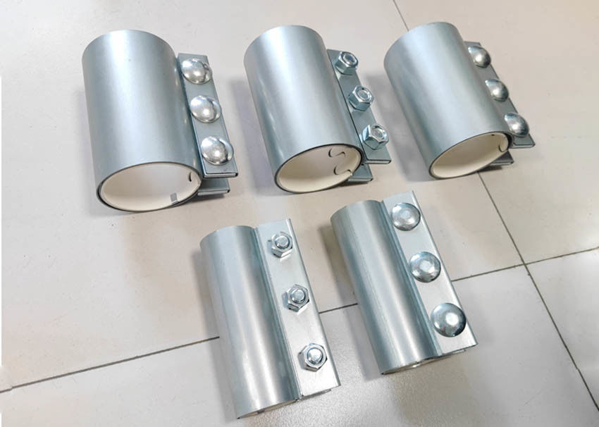 2.5 Inch Sheet Heavy Galvanized Coupling For Steel Pipe With Neoprene ...