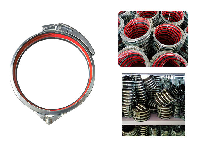 Oem 100mm Galvanized Pipe Clamps Spiral Air Dust Collection System ...