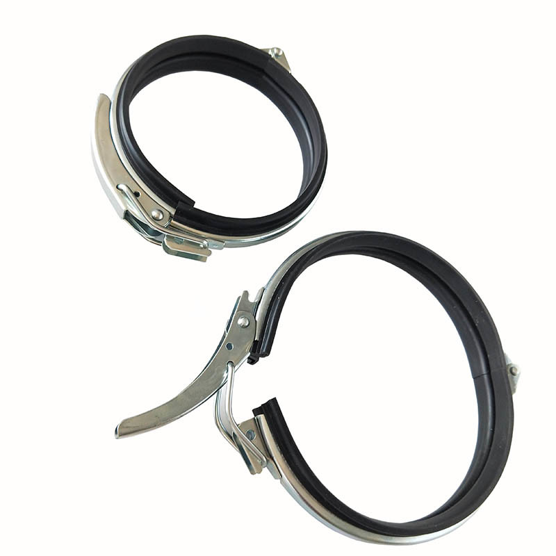 2.0mm Thickness Quick Fit Metal Duct Clamps Pipe Connection Fittings ...