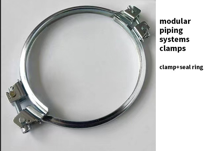 Modular Piping Systems Airtight Galvanised Pipe Clamp V Groove Pipe ...