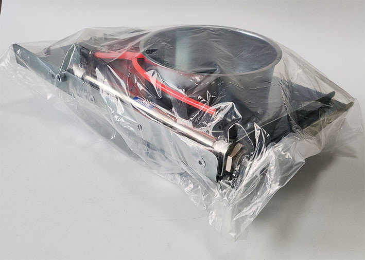 Galvanized Sheet Metal Air Conditioning Dust Collection Blast Gate 80mm ...