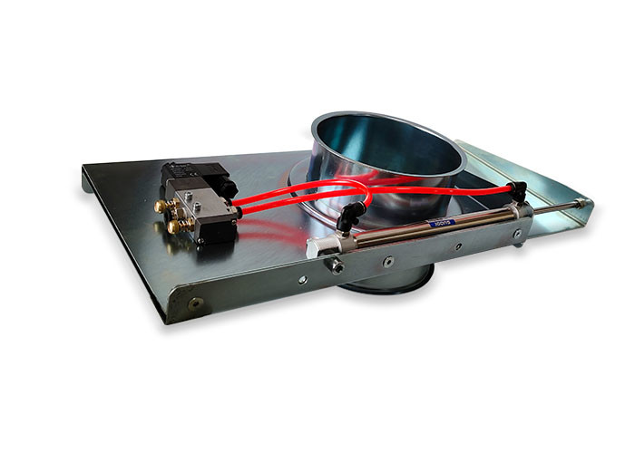 Flange Pipe 4inch Automatic Blast Gates For Dust Collection Systems ...