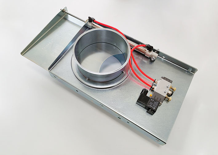 Sliding Air Damper Plugboard Type Dust Collection Blast Gate 220v Pipe ...