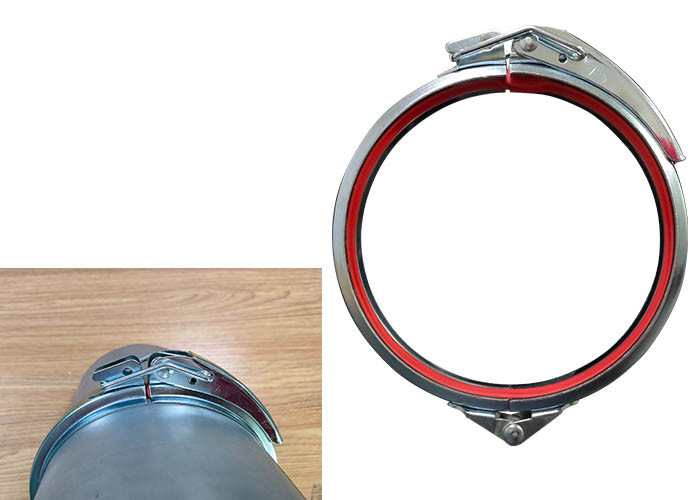 Normal Pressure 80mm Quick Release Pipe Clamp Thinckness 1.0mm ...