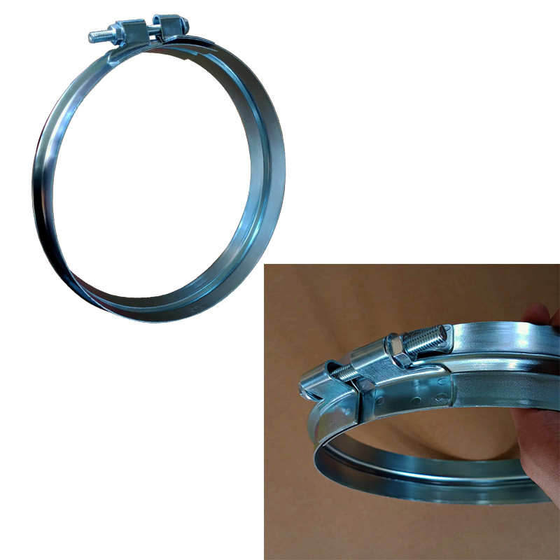 WDs Wide Pipe Clamps / Wide Ring Clamps Carbon Steel Zinc Plated
