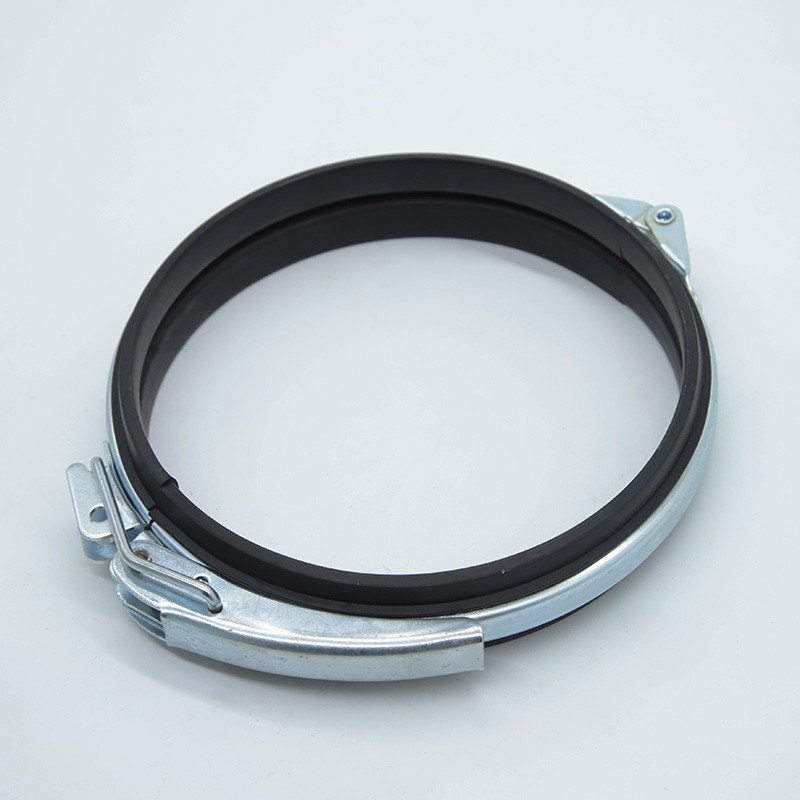 Secure Piping System Galvanized Pipe Clamp Piping Clips 80mm-500mm Range