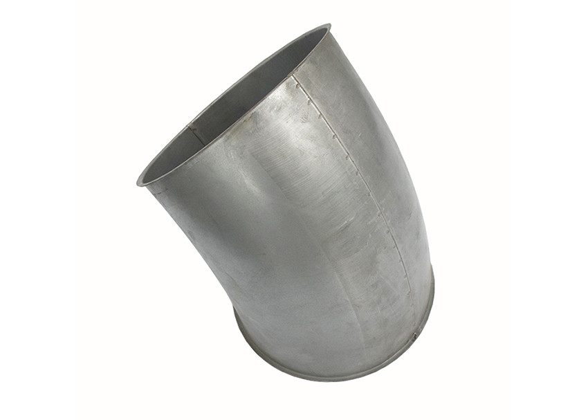 Galvanised Sheet Dust Extraction Pipe Welding Elbow For Ventilation Air ...