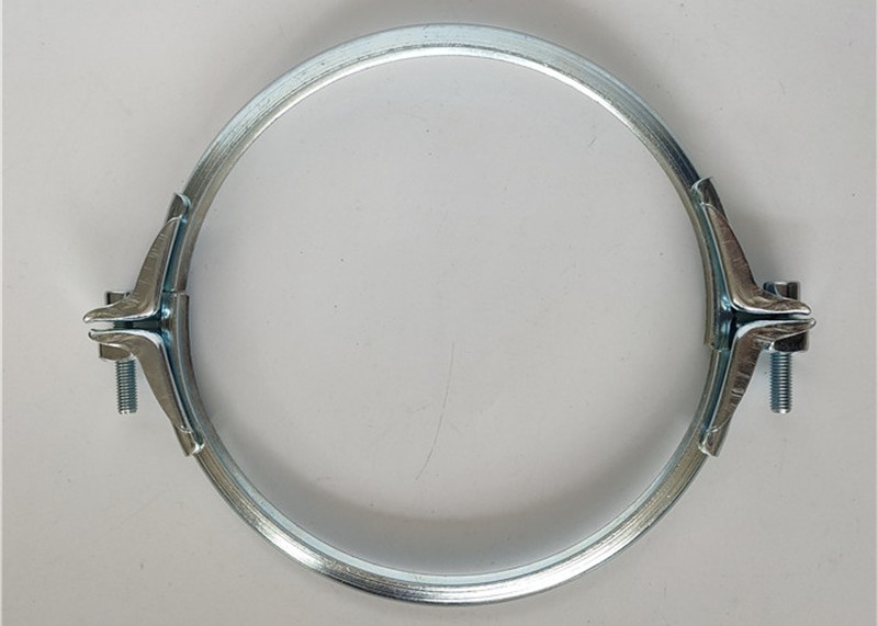 Heavy Duty 2mm Galv Pipe Clamps For Dust Collection System