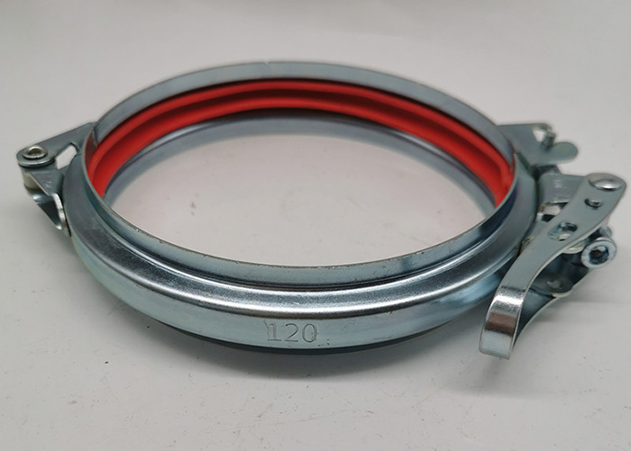 Dust Extraction System 120mm HVAC Galvanized Pipe Clamp