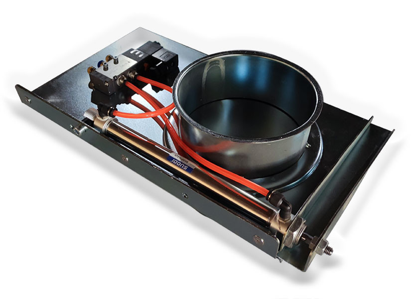 150mm Galvanized Blast Gates For Dust Collection Systems