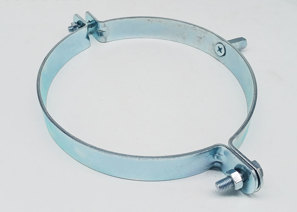 160mm Galvanized Pipe Clamp Split Ring Bolt Hanger Hoop