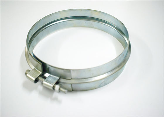 150MM-1000MM Large Diameter Pipe Clamps , Duct Wide Rings Steel Pipe Clamps