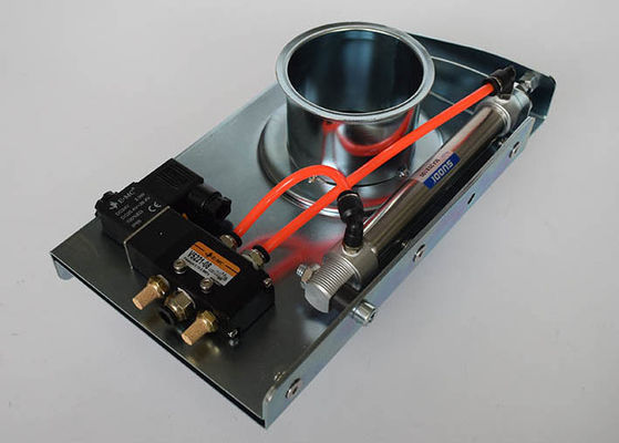 100mm Pneumatic Dust Collection Blast Gate With Straight Edge