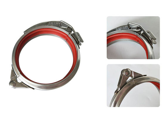 Fastened Flanged 150mm Quick Release Pipe Clamp