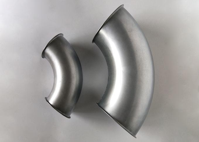 Galvanized Steel Elbow Dust Collection Fittings , Sliver Dust ...