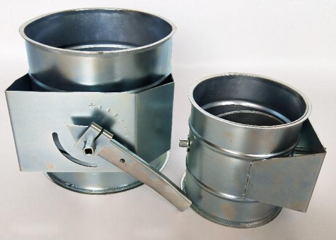 Galvanized Steel Manual Air Backdraft Valve For Ductwork System