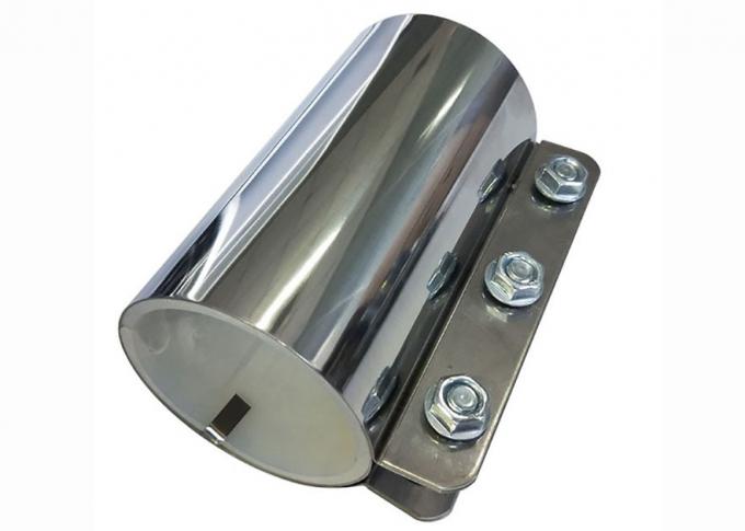 Stainless Steel Conveying Bolt Morris Pipe Couplings White Silicone Gasket